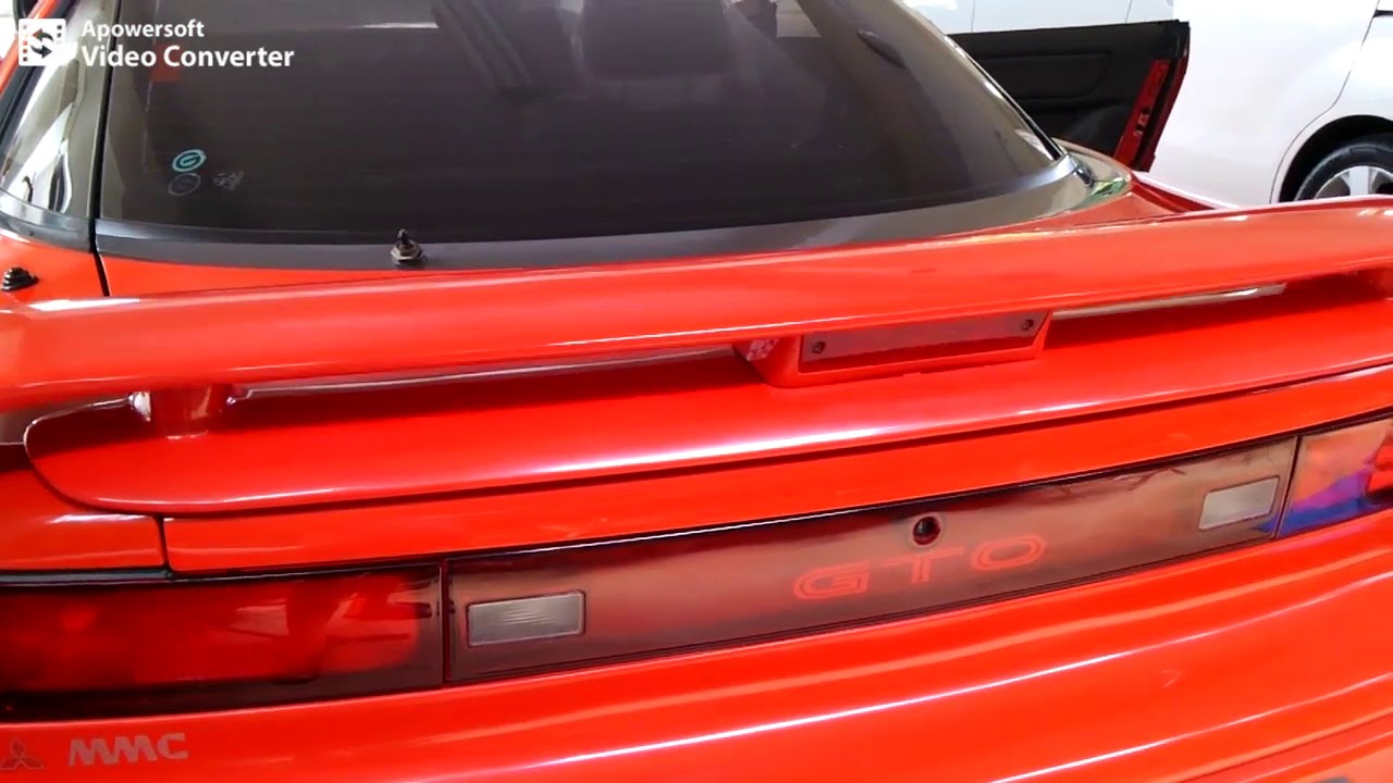 1991 MITSUBISHI 3000GT VR-4 TWIN TURBO Active Aero Rear Spoiler - YouTube