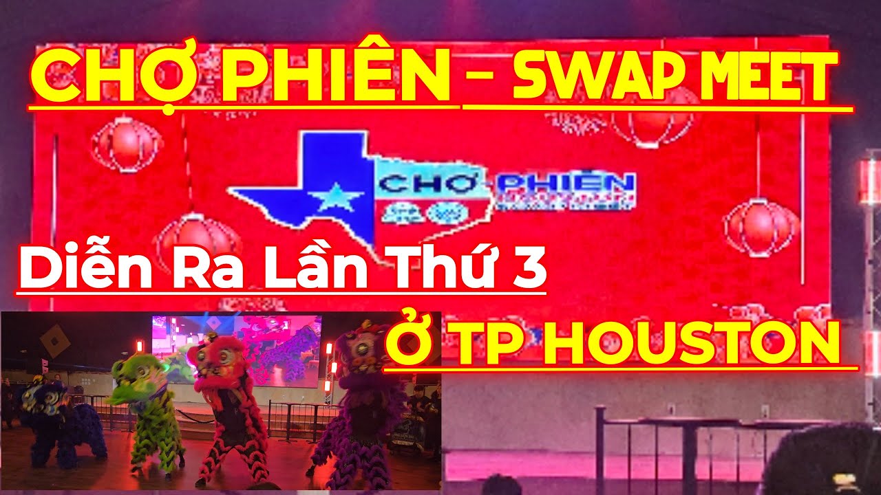 Chợ Phiên ( Đặc Biệt Cho Tết ) Tổ Chức Lần Thứ 3 Ở TP Houston.... - YouTube