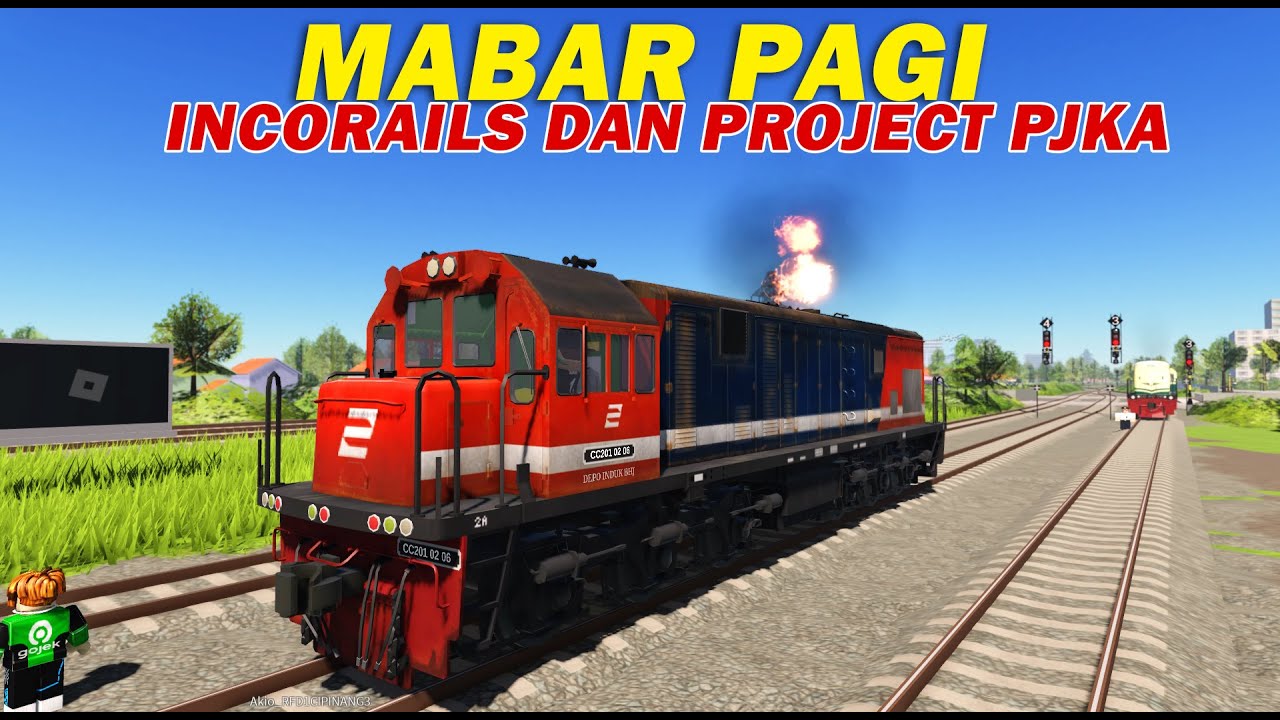 Mabar Seru Roblox Pagi Incorails & Project PJKA | Roblox Kereta Api ...