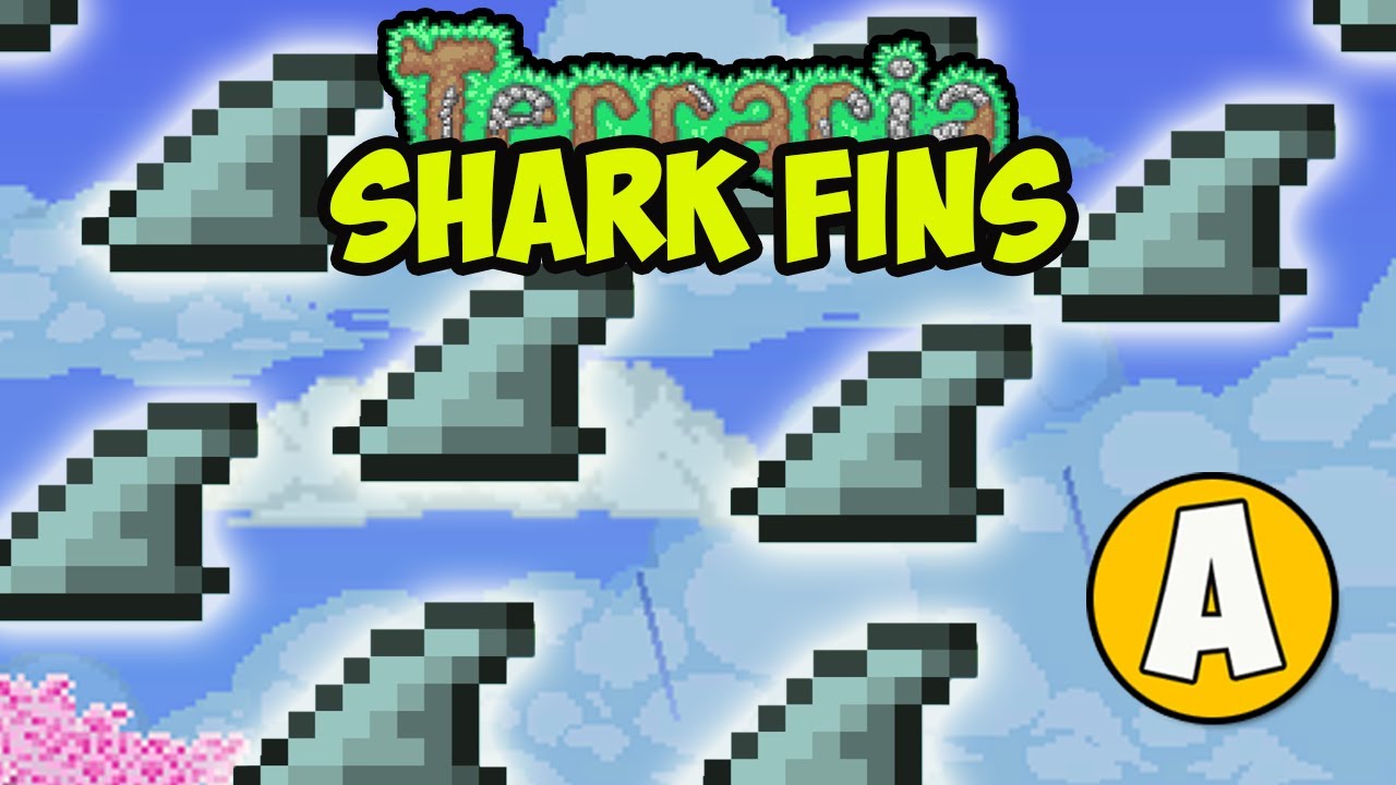 Terraria How To Get SHARK FIN Fast (2025) - YouTube
