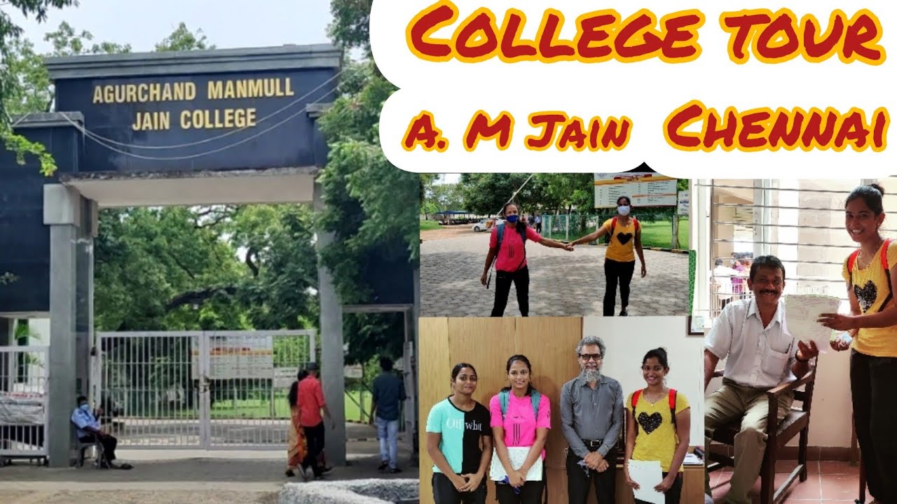 AM JAIN COLLEGE MEENAMPAKKAM, CHENNAI || COLLEGE TOUR || #collegetour # ...
