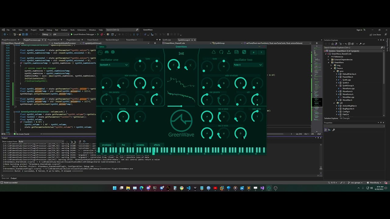 GreenWave VST Unison Demo - YouTube