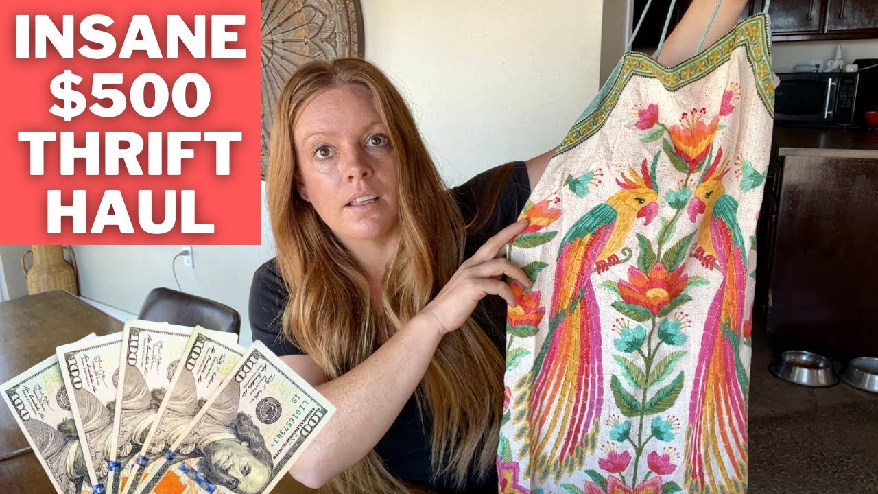Best Thrift Haul This Year! - YouTube