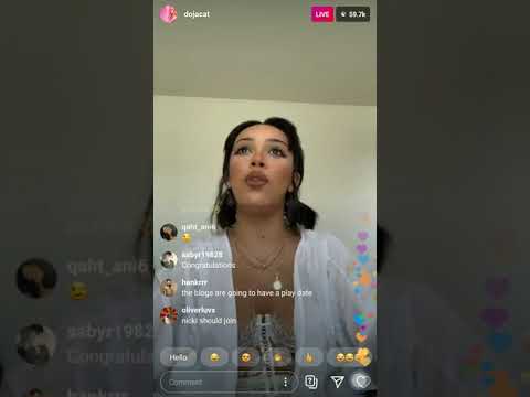 DOJA CAT IG LIVE (MAY 11) SHOWs BOOBS + HAVING NUMBER 1 SONG ON BILLBOARD'/SUBSCRIBE /🙏