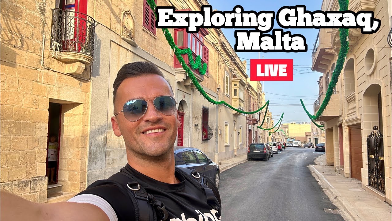 First time exploring Ghaxaq in Malta - YouTube