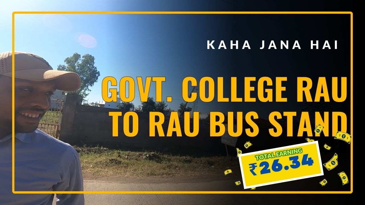 Govt. College RAU to Indore Cancer Foundation | Indore Ride with Rohit ...