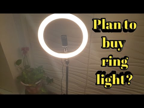 cheapest ring light from shopee !!! ring light review 😊😊😊 - YouTube