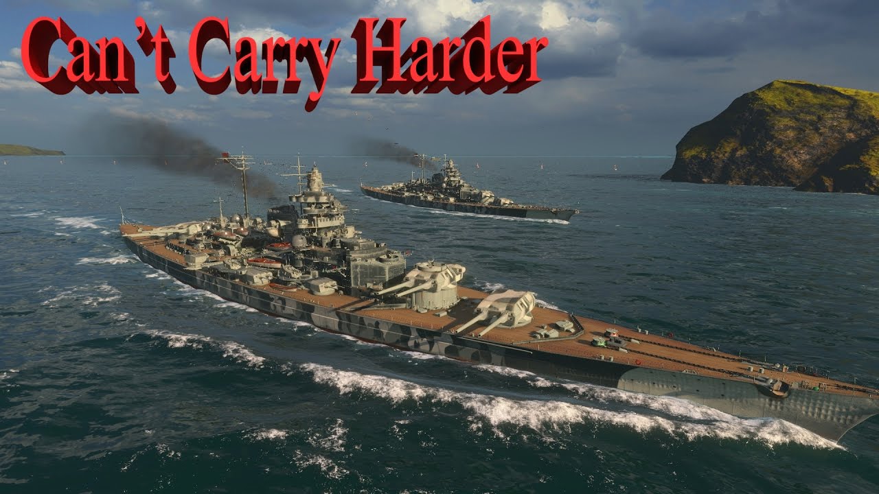 World of Warships - Tirpitz 161k Damage up close and personal - YouTube