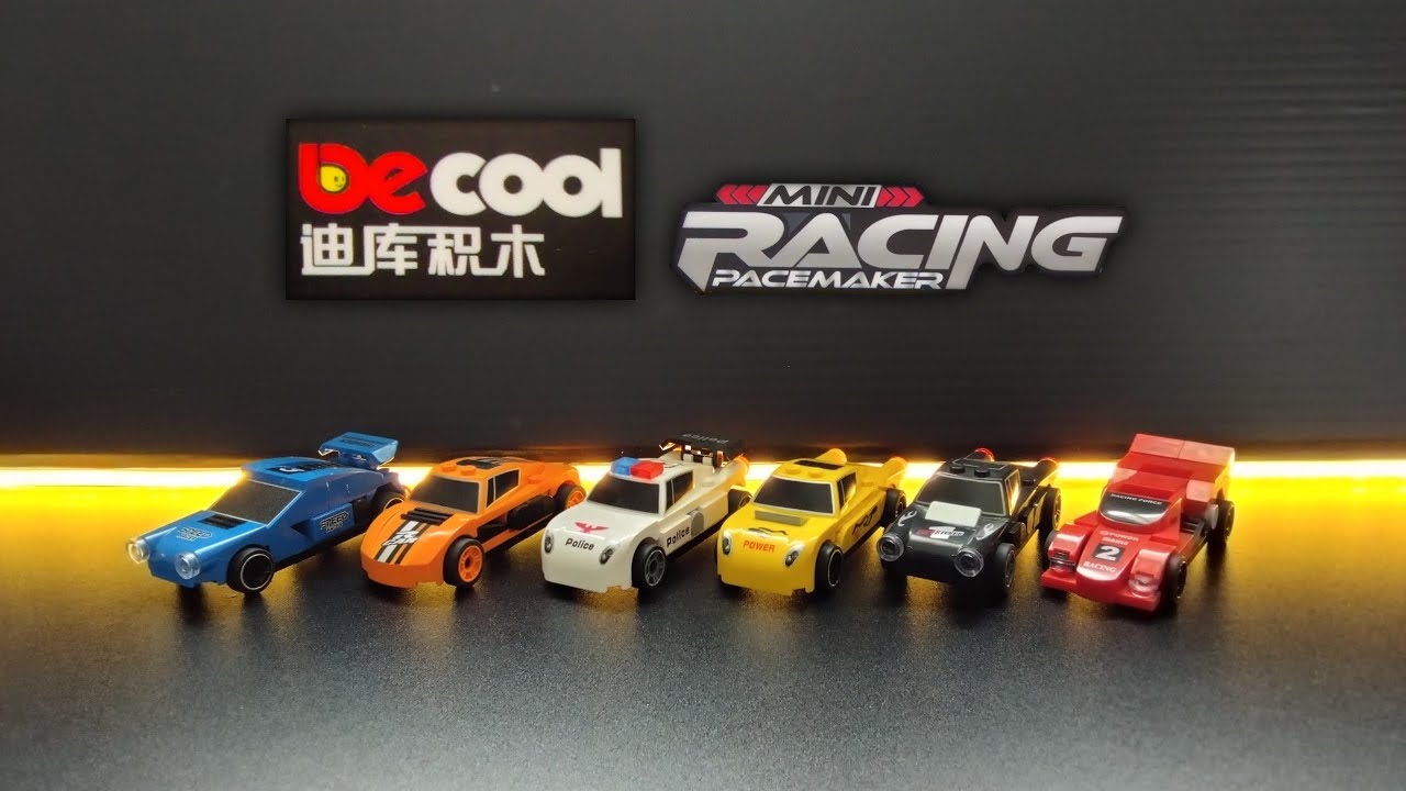 DECOOL MINI RACING PACEMAKER || PULLBACK BRICK CAR - YouTube