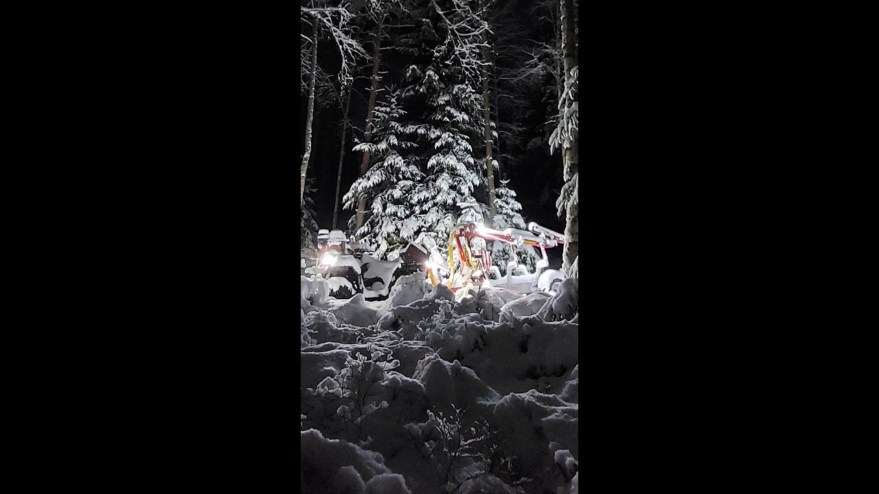 ATV forest work metsätyöt mönkijällä skogsjobb in Finland - YouTube
