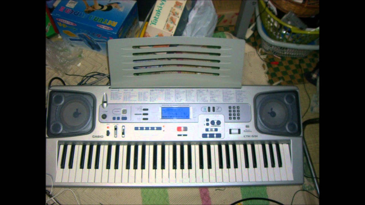 Casio CTK-591:Take it easy - YouTube