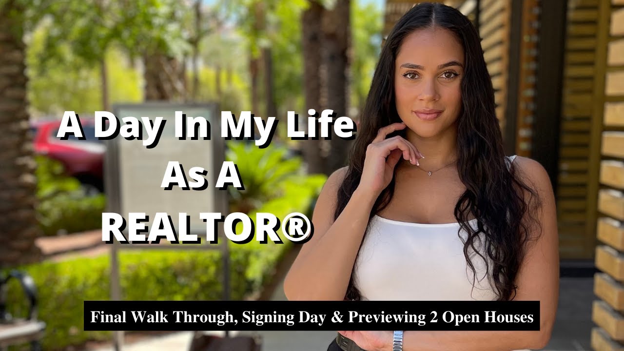 Day In My Life As A Realtor Mom | Final Walk Through, Signing Day ...