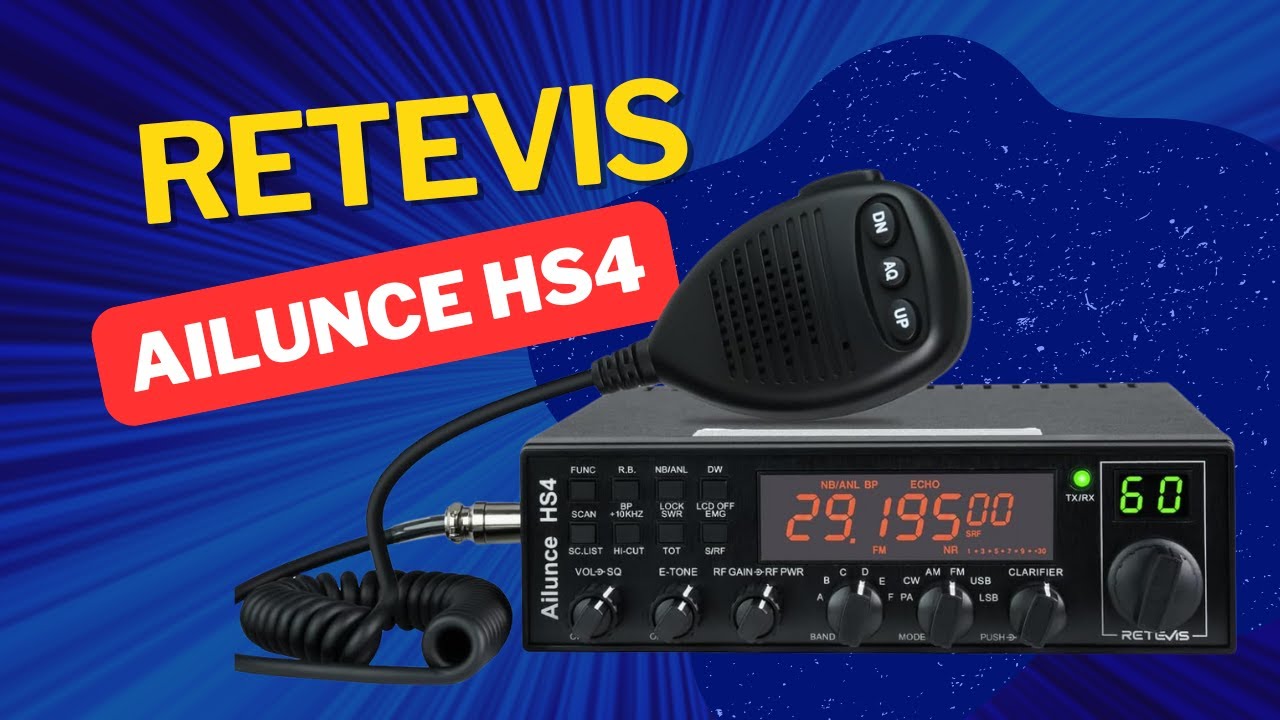 Retevis Ailunce HS4 Ham Radios For Newbies Mobile Radio For All Your ...