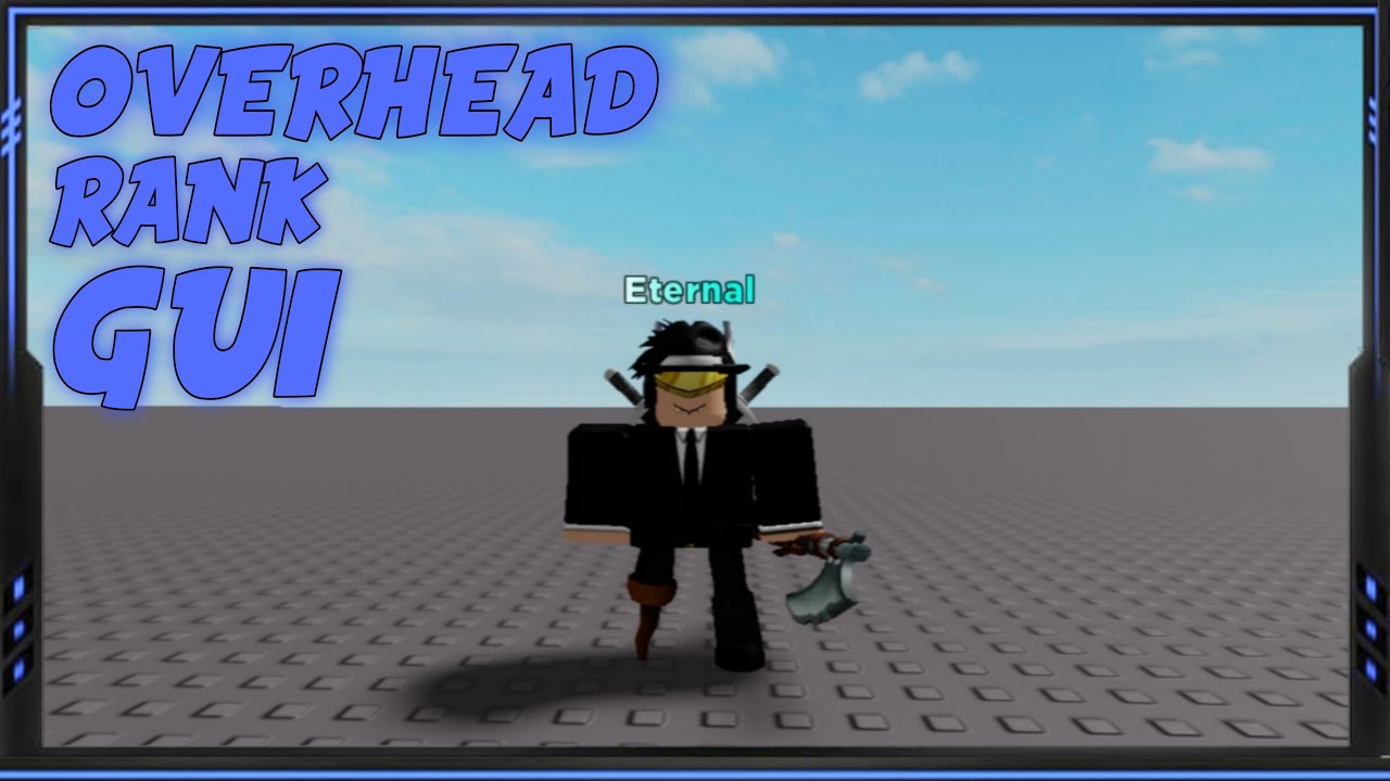 Roblox Studio - Overhead Rank Gui (Türkçe) - YouTube