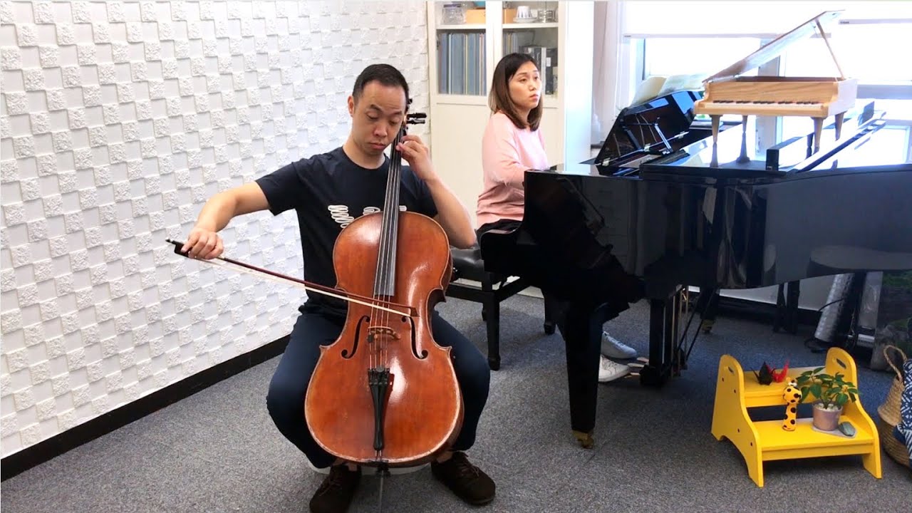 ABRSM Cello Grade 6 [A] Telemann: Largo and Allegro (3rd and 4th movts ...