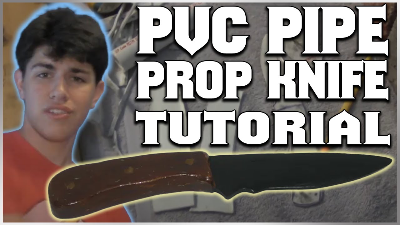 PVC Pipe Prop: Combat Knife TUTORIAL - YouTube