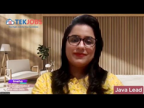 Java Lead 082224 Sneha - YouTube