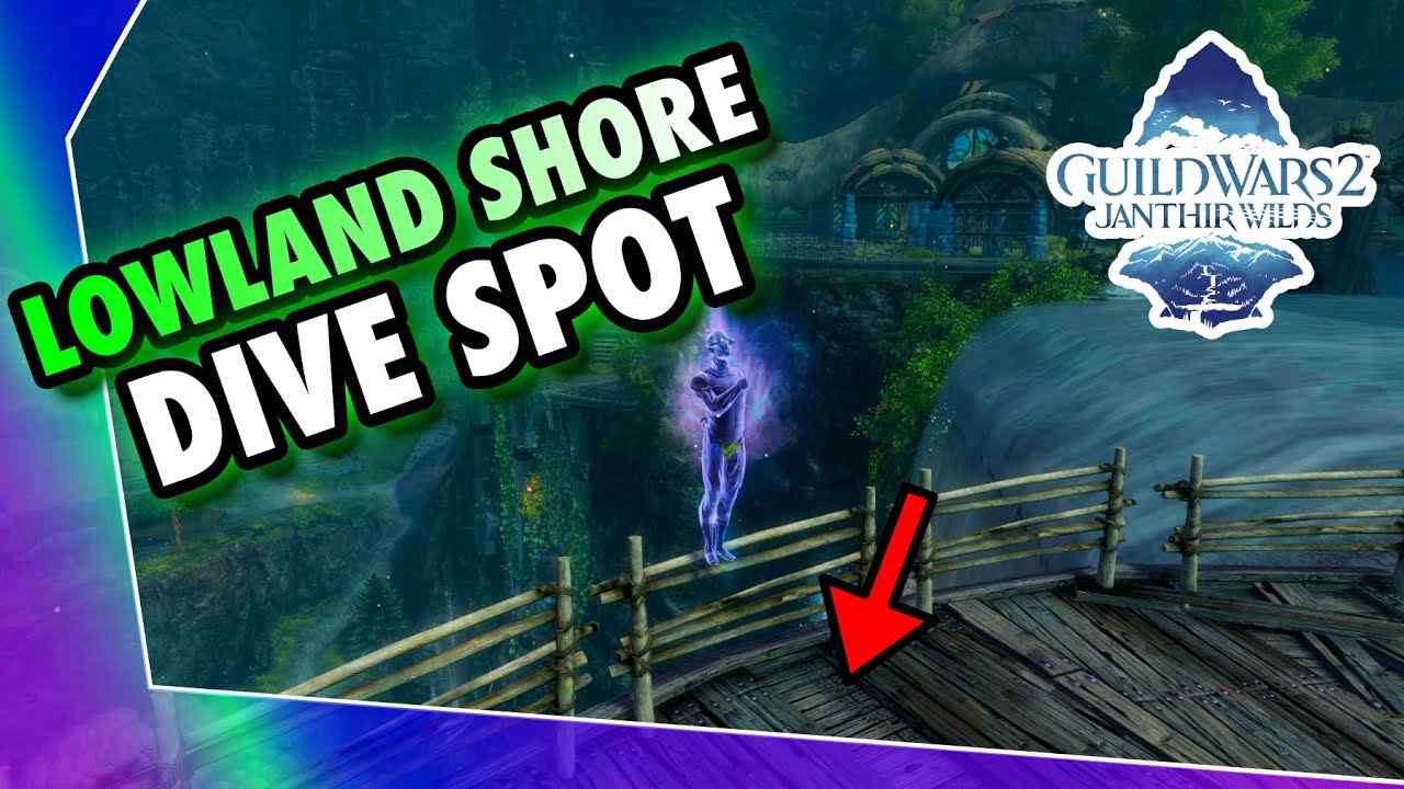 Lowland Shore Diving Goggles Location | Guild Wars 2: Janthir Wilds - YouTube