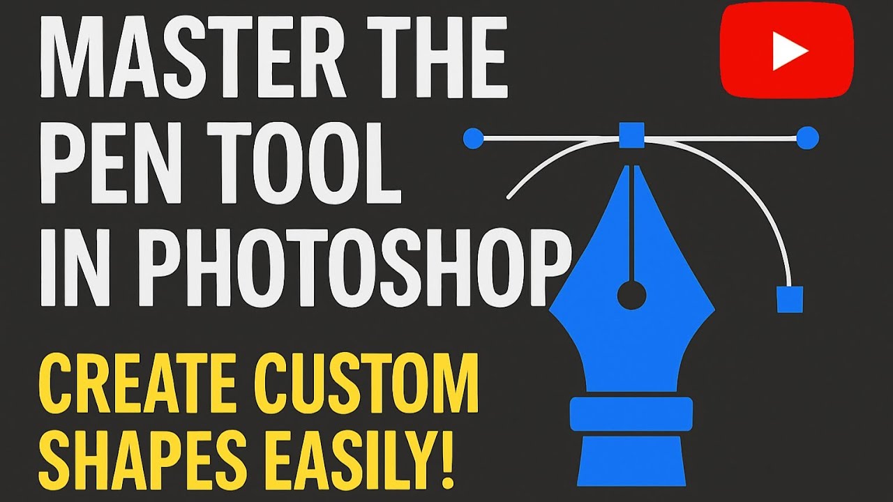 Design Shapes with the Pen Tool in Photoshop | Step-by-Step Tutorial ...