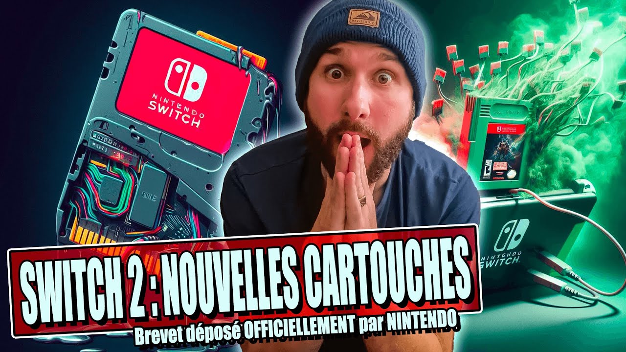 Nintendo SWITCH 2 : NOUVELLES CARTOUCHES différentes 😱 BREVET déposé ...