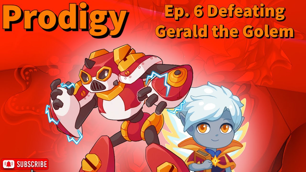 Defeating Gerald the Golem and Getting the Firefly Gem - Prodigy Game ...
