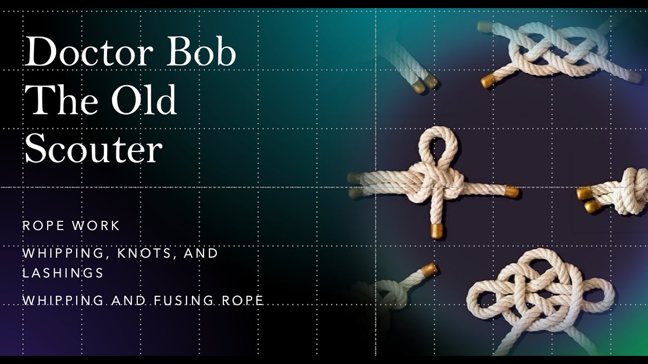 Whipping and Fusing Rope - YouTube