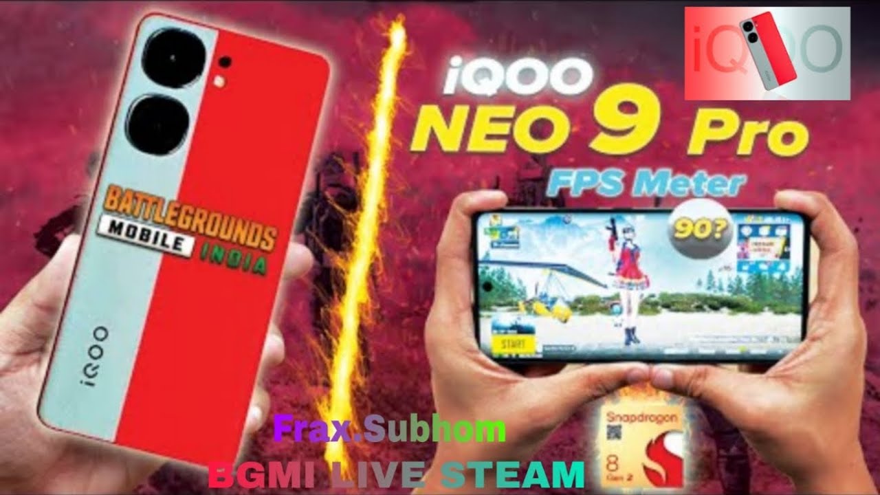 BGMI : Tournament GAMEPLAY | Playing IQOO NEO 9 PRO MOBILE | Streaming ...