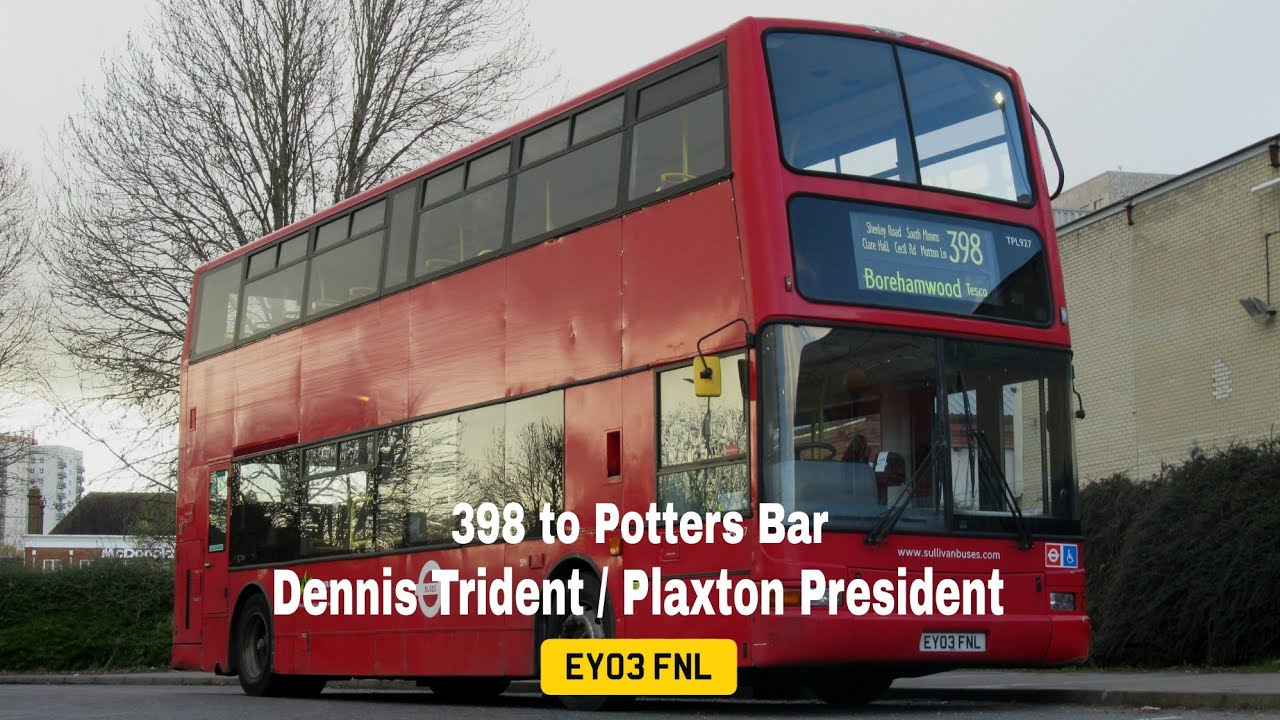 (Motorway Thrash!) EY03 FNL | Sullivan Buses | Dennis Trident / Plaxton ...
