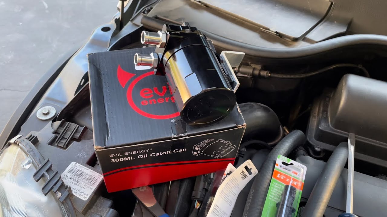 Mini Cooper Evil Energy 300ml Oil Catch Can Install - YouTube