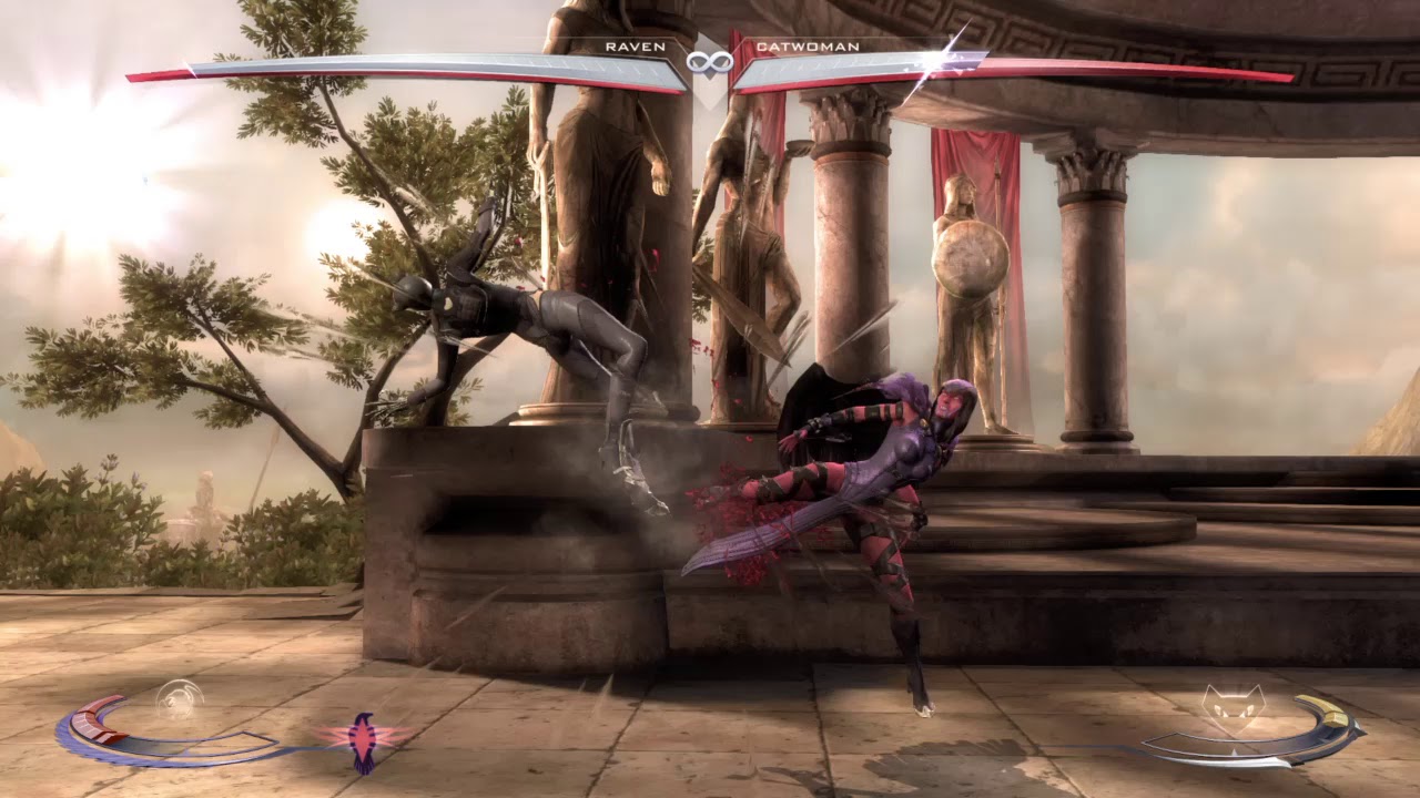 Injustice: Gods Among Us Ultimate Edition Raven vs Cat Woman - YouTube