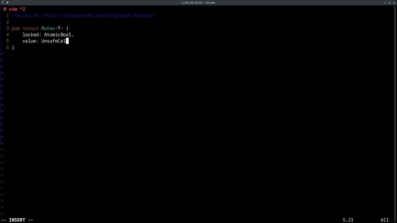 Operating System using Rust and aarch64 - Mutexes and Atomics (5) - YouTube