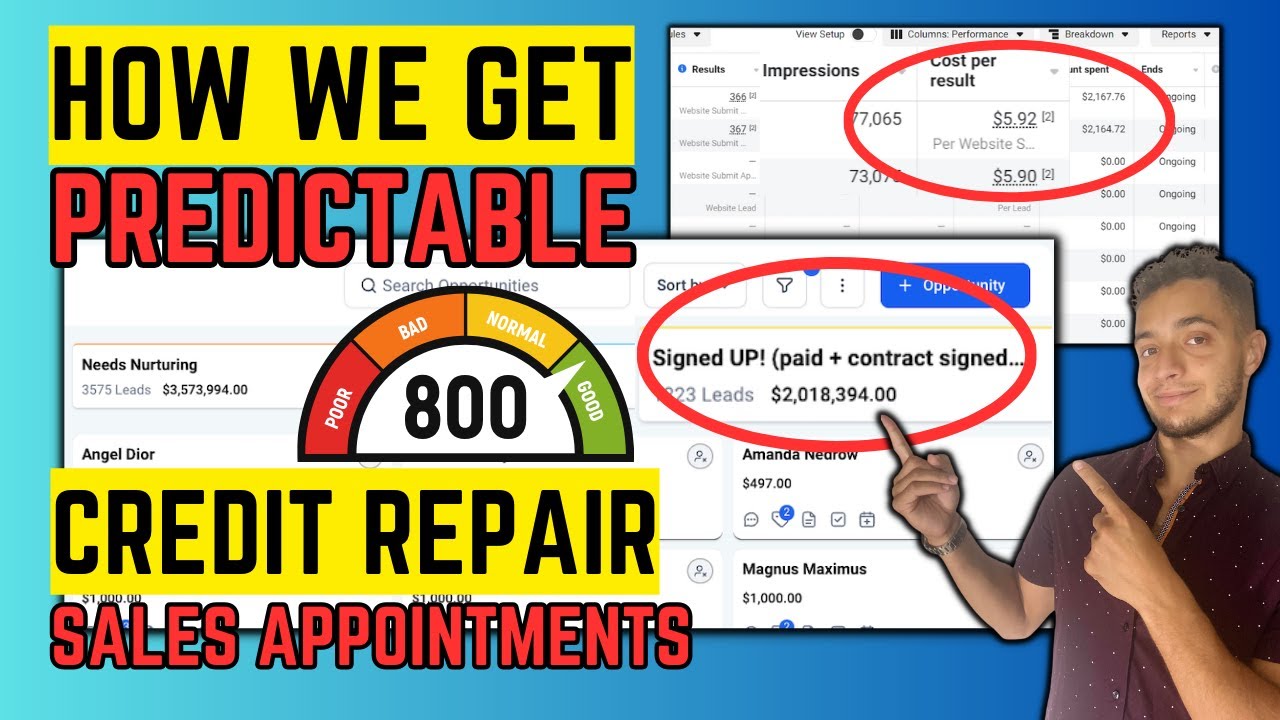 How We Get Predictable Credit Repair Sales Appointments That ALREADY ...