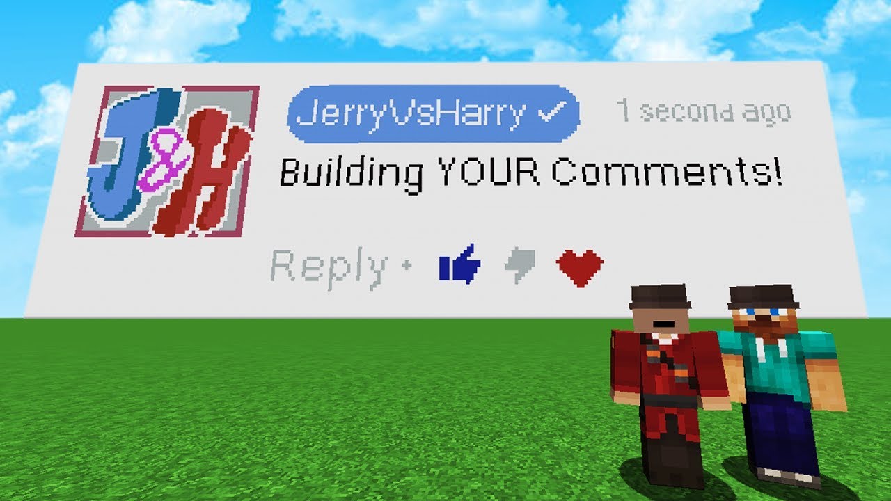 Minecraft: Building YOUR Comments #1 - YouTube