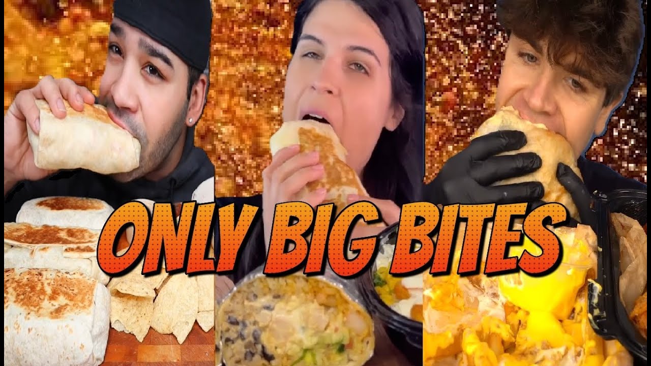 ONLY BIG BITES BURRITO CHEESE APOCALYPSE! 🧀🔥 HYPNOTIC ASMR - YouTube