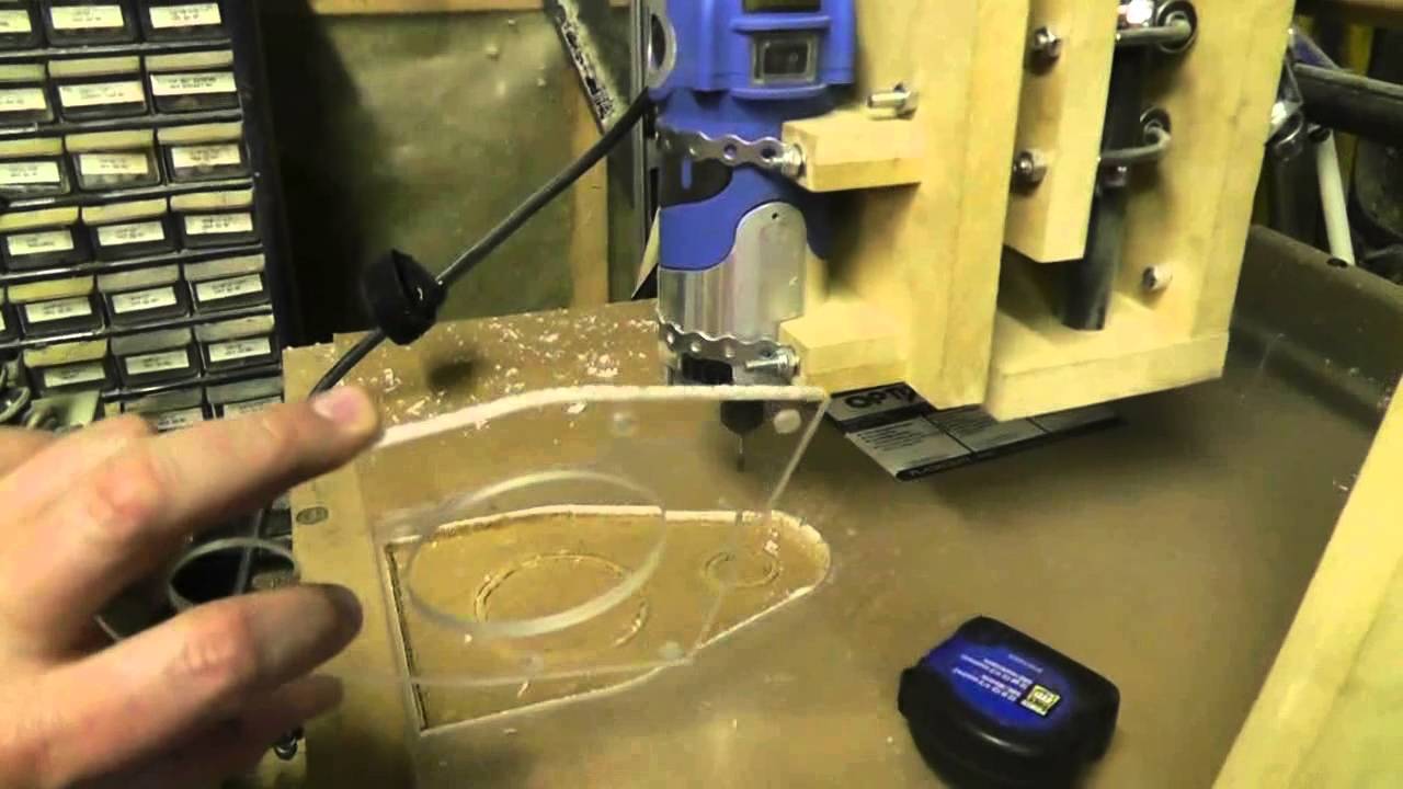 MDF CNC Router - Dust Shoe - YouTube