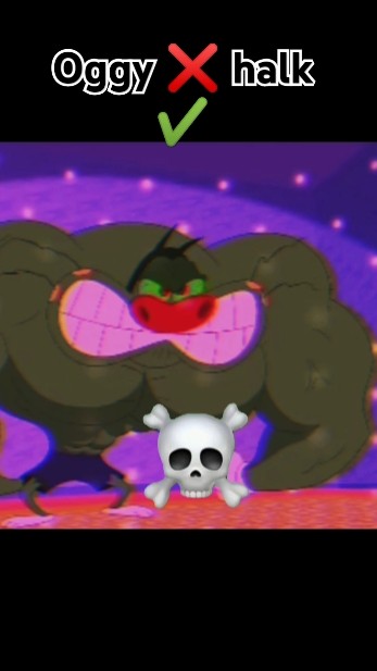 Oggy halk ️#oggyandthecockroaches#troll face edit#cartoon clip 01#viral ...