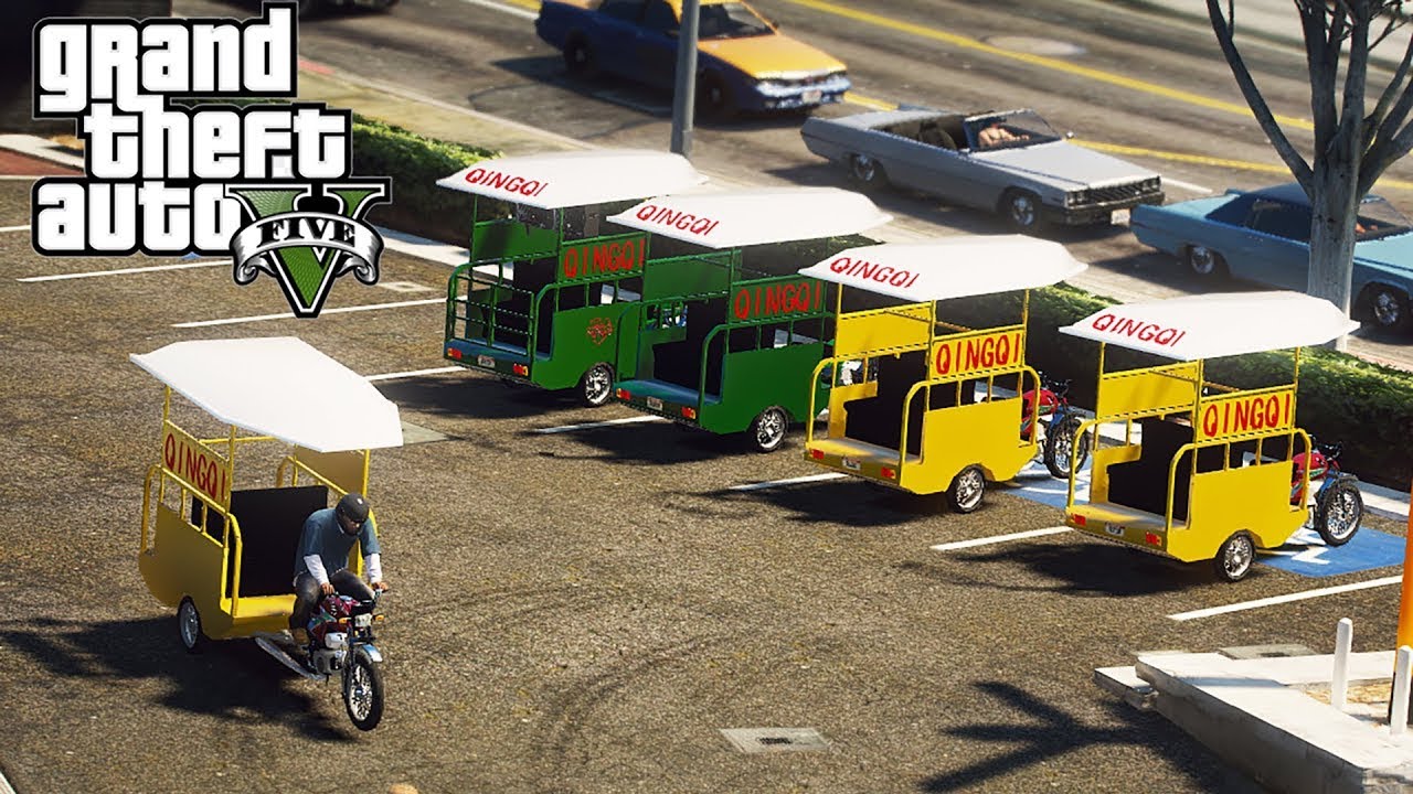 How To Add Qingqi Rickshaw | GTA 5 MOD |(اردو/हिंदी) - YouTube