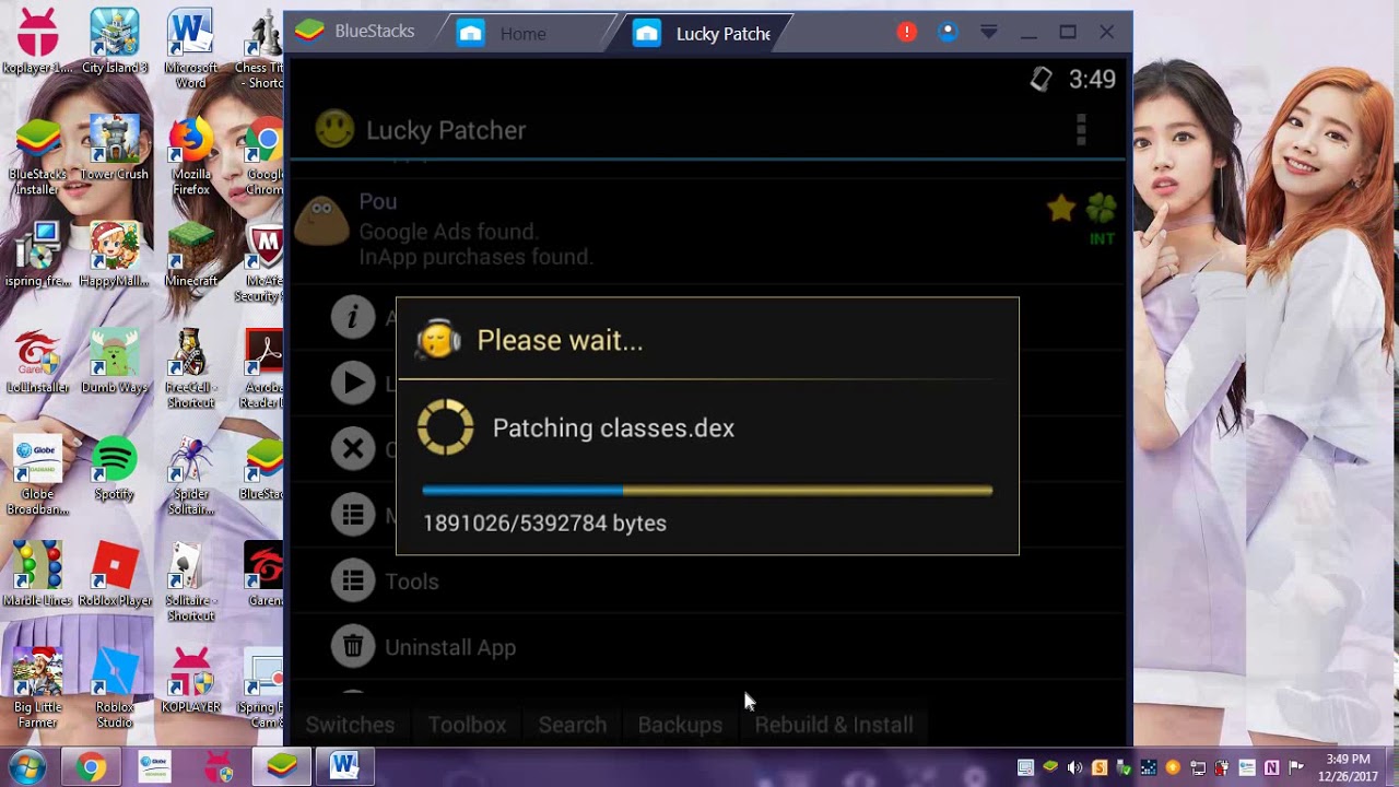 How To Cheat On Pou In Bluestacks (Lucky Patcher) - YouTube