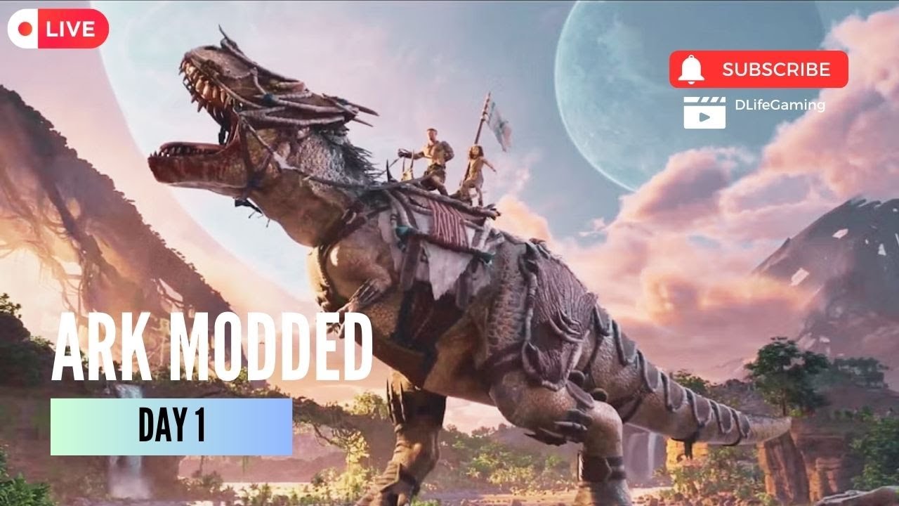 Playing ARK Modded // Dino OverHaul X // Fjordur - YouTube