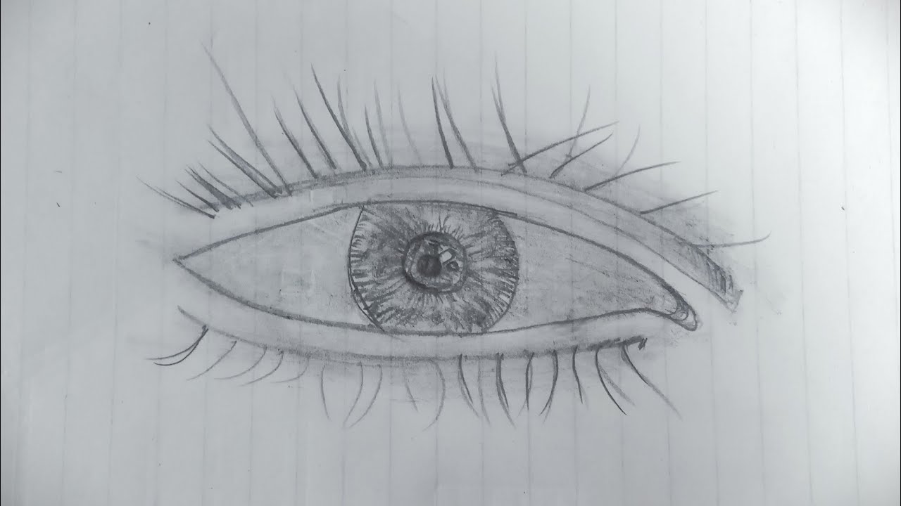 How to easy drow eye #eyespainting #eyes #easydrawing ##art ...