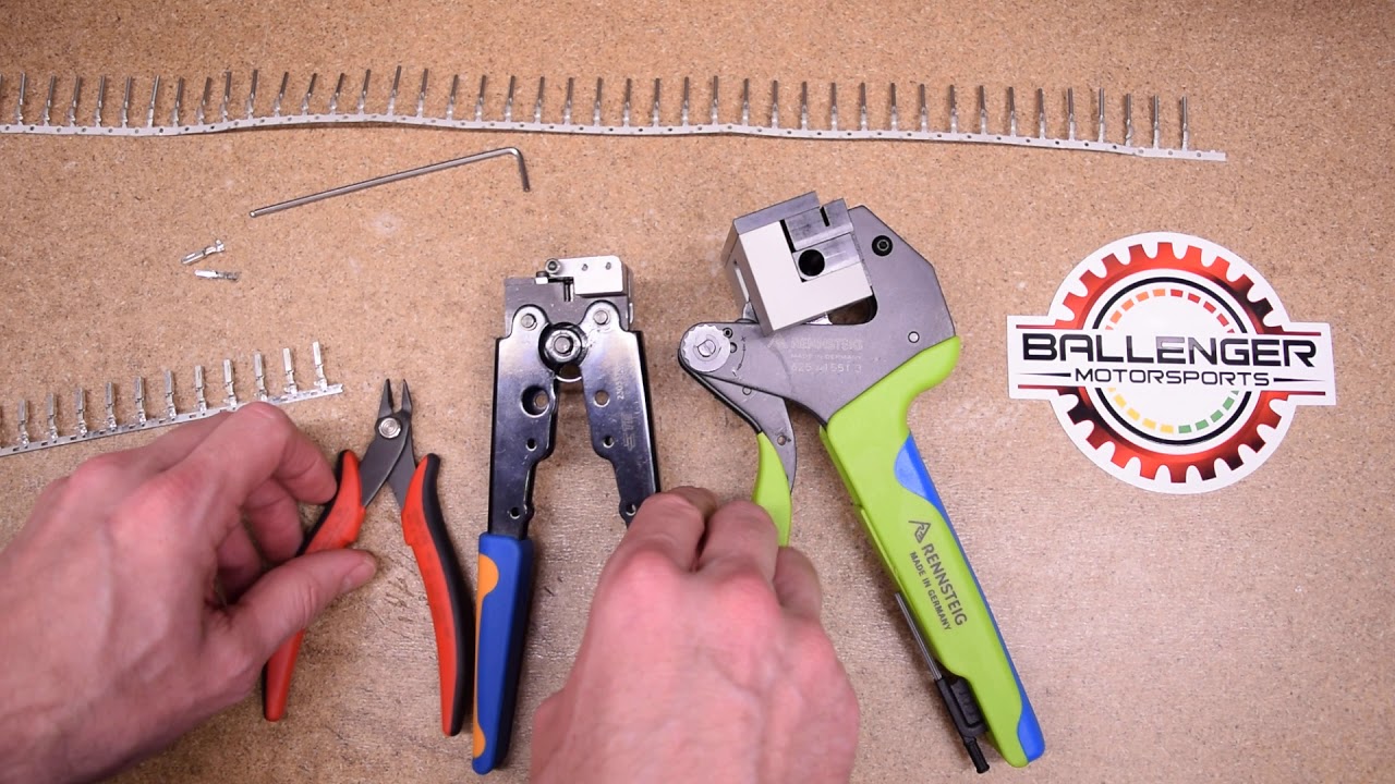 How to cut electrical terminals off reel carriers. Covers common ...