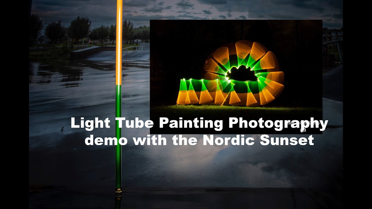 How to create a light painting using the LightTubePro light tube? - YouTube