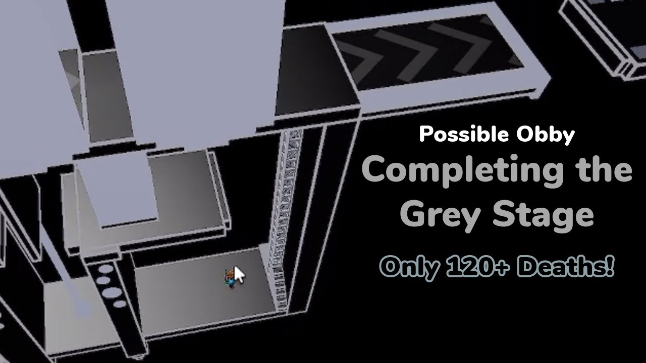 Completing the Grey Stage | Possible Obby Roblox - YouTube