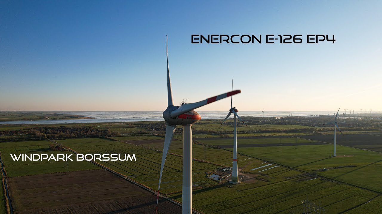 Enercon E-126 EP4 | Windpark Borßum / DJI Air 2S | 4K 60fps #enercon # ...