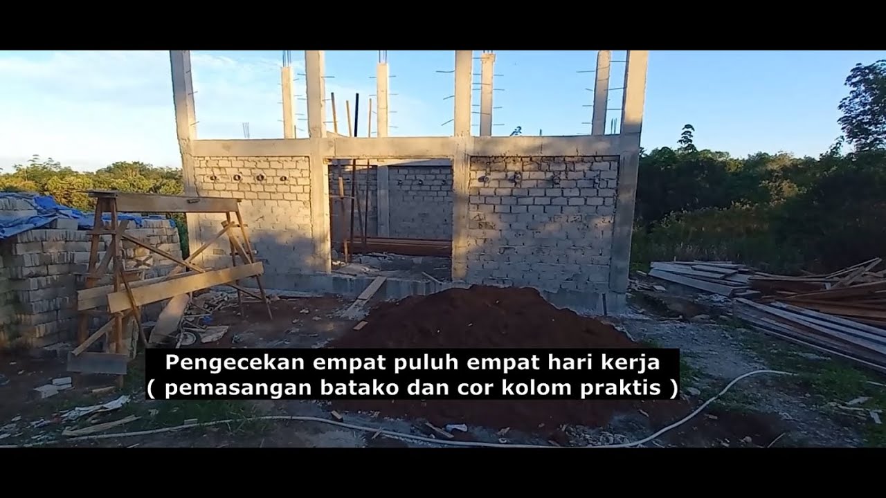 Pembangunan rumah walet Pengecekan empat puluh empat hari kerja ...