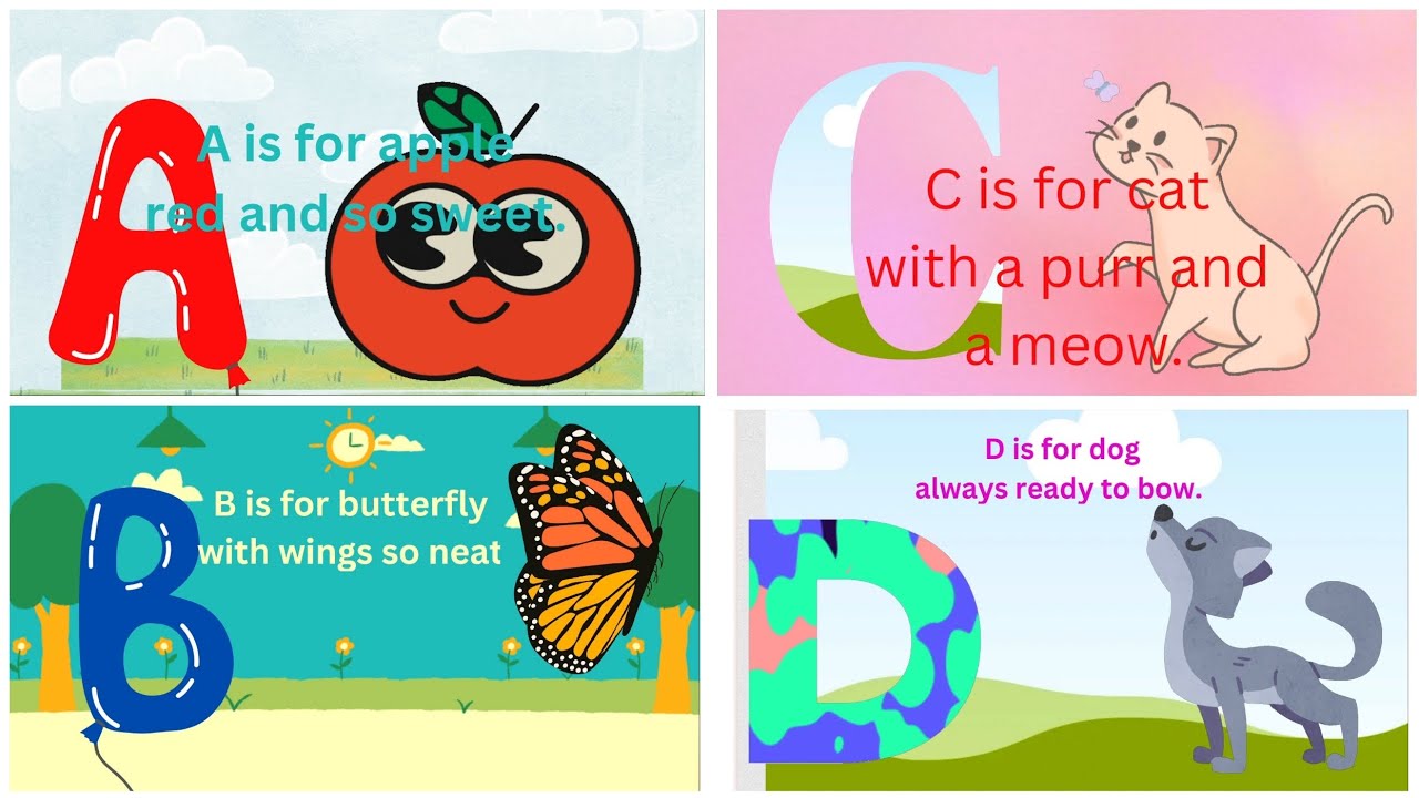 Alphabet 26 letters Meaning and describe. ABC for... #education #video ...
