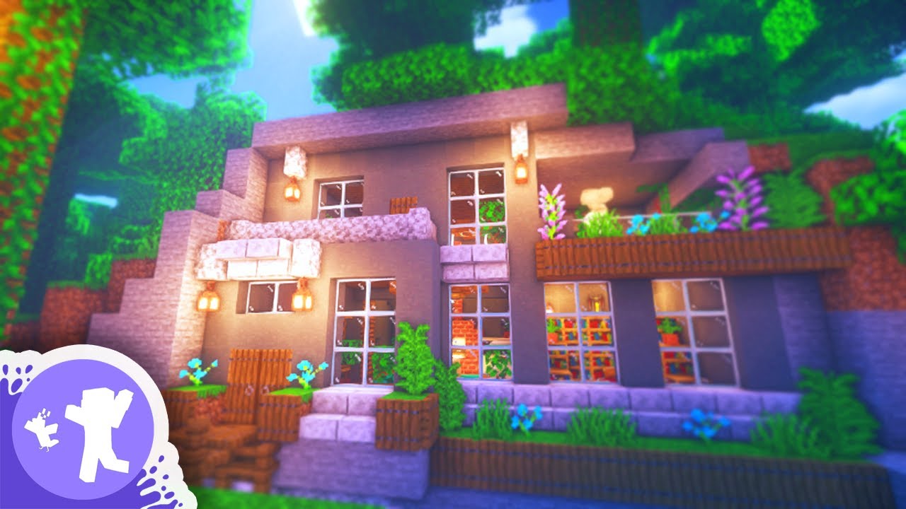 How To Build A Ravine Base In Minecraft - YouTube