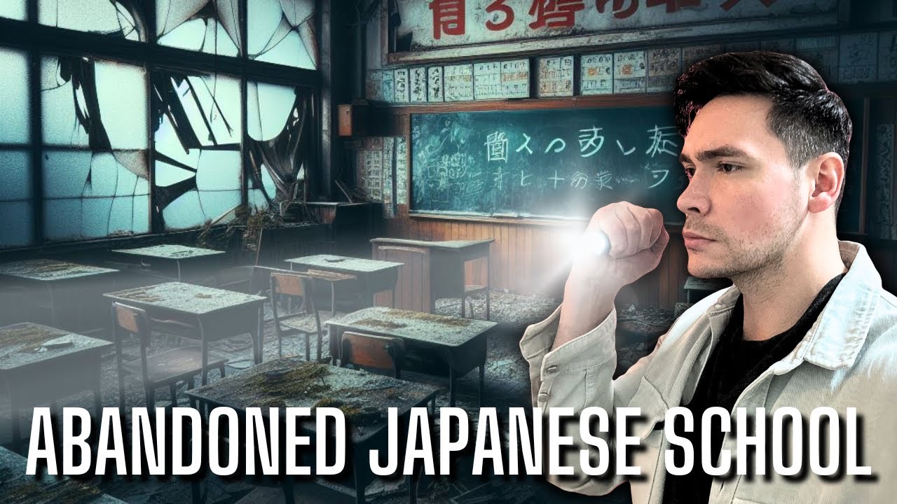 A Night Alone in An Abandoned Japanese School - YouTube