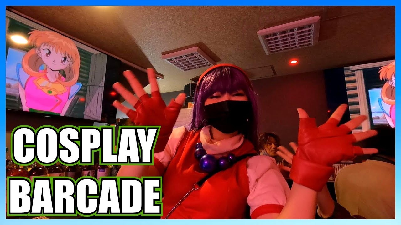 Going to an AWESOME Cosplay Barcade in Tokyo - YouTube