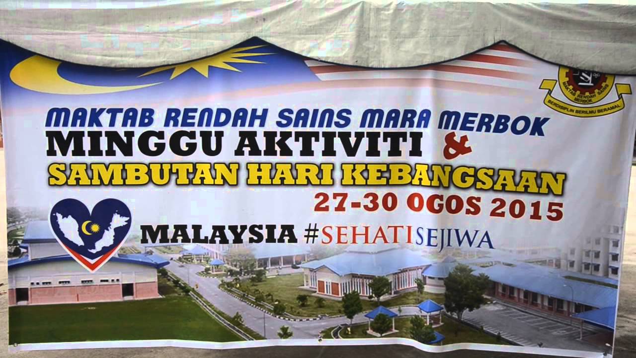 Minggu Aktiviti Sem 2 MRSM MERBOK 2K15 - YouTube